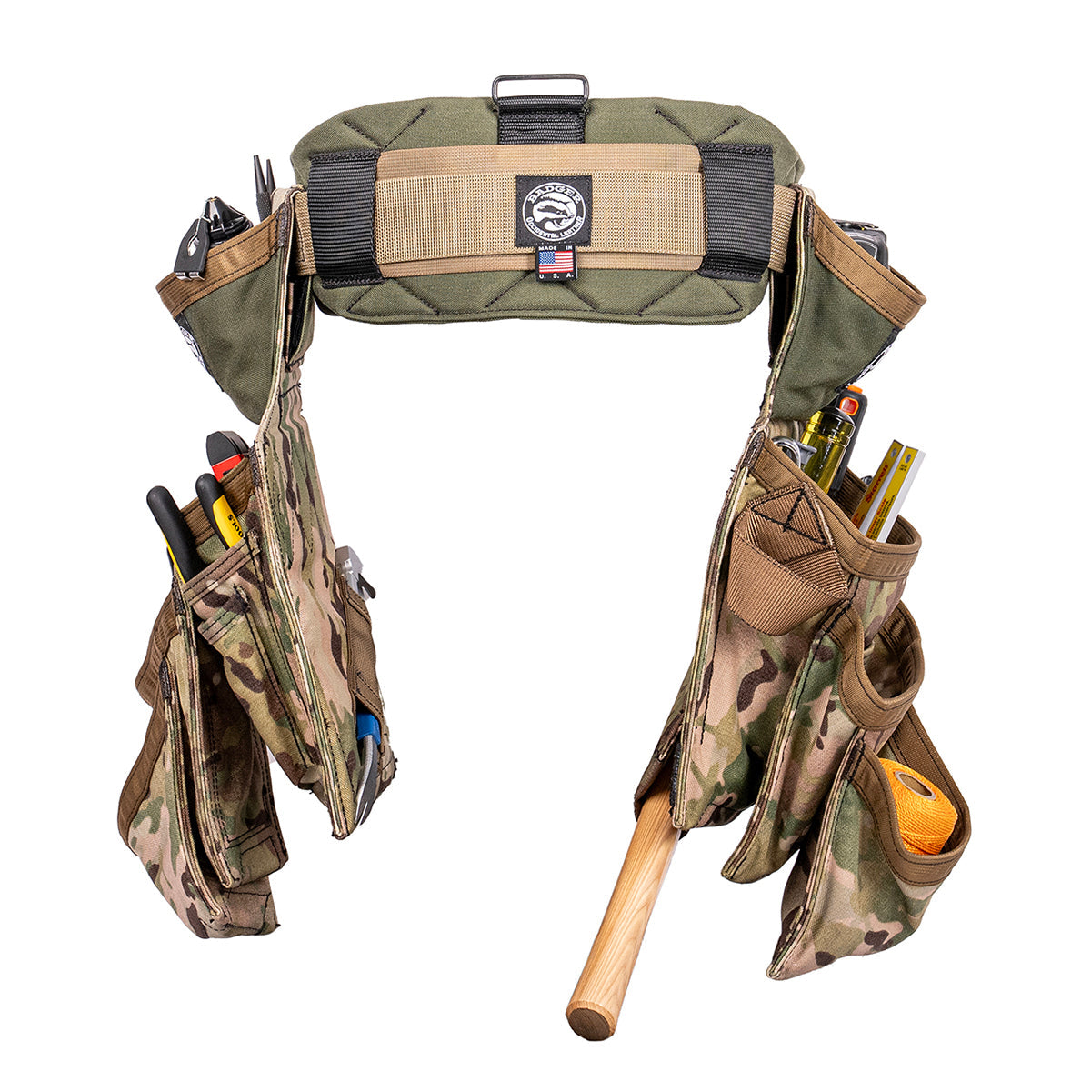 Framer Tool Belt Setup Custom High-Low | Badger Tool Belts USA